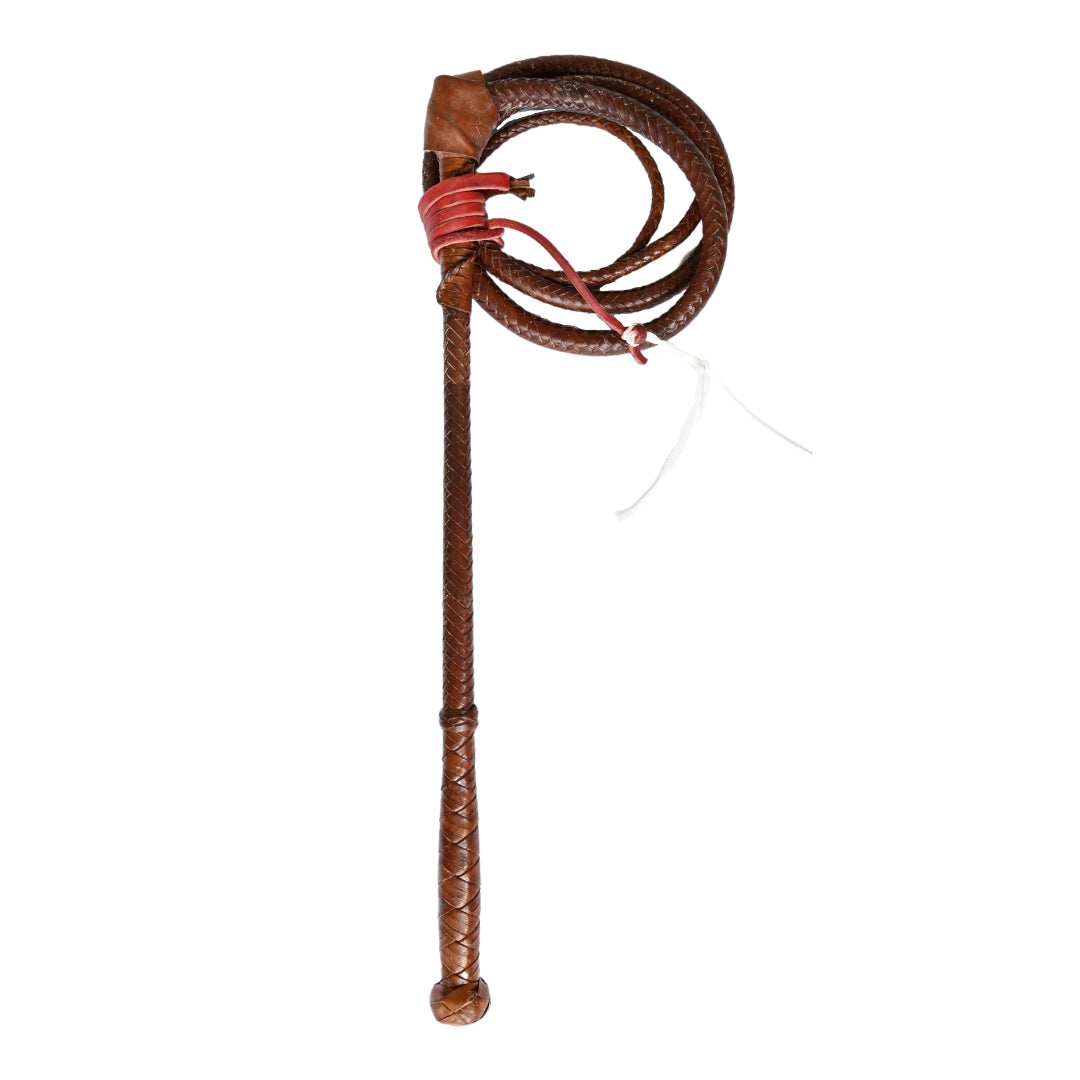6ft Kangaroo Hide Stock Whips | Hahndorf Leathersmith