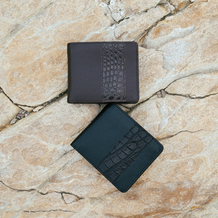 Crocodile & Kangaroo Leather Wallet | Hahndorf Leathersmith